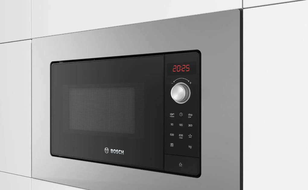 Bosch BEL623MS3 Mikrowelle Einbaumikrowelle, 60 x 38 cm, Edelstahl ...